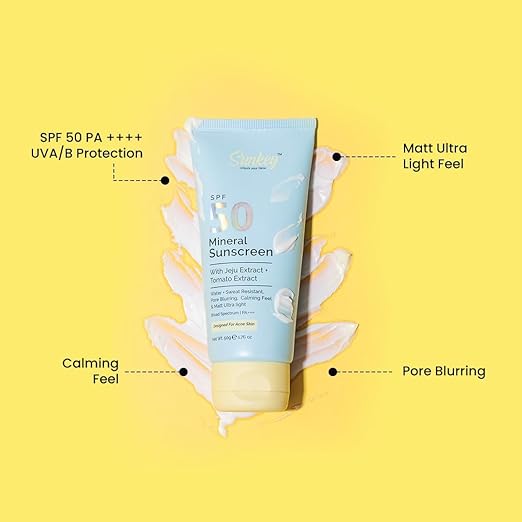 Mineral Sunscreen – SPF 50 With Jeju And Tomato Extract – Sunkey Skincare