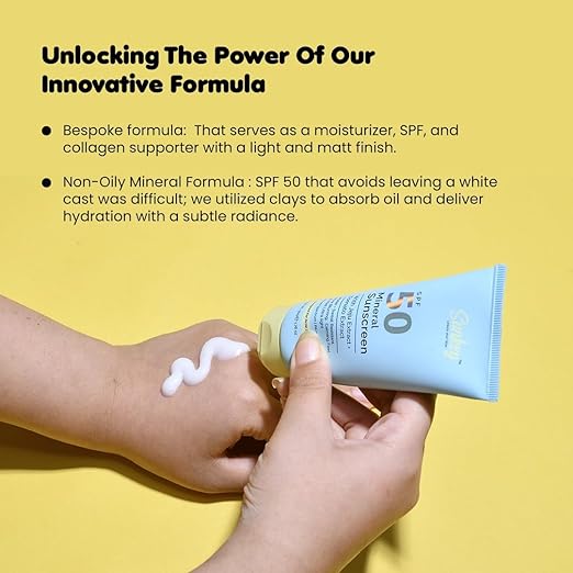 Mineral Sunscreen – SPF 50 With Jeju And Tomato Extract – Sunkey Skincare